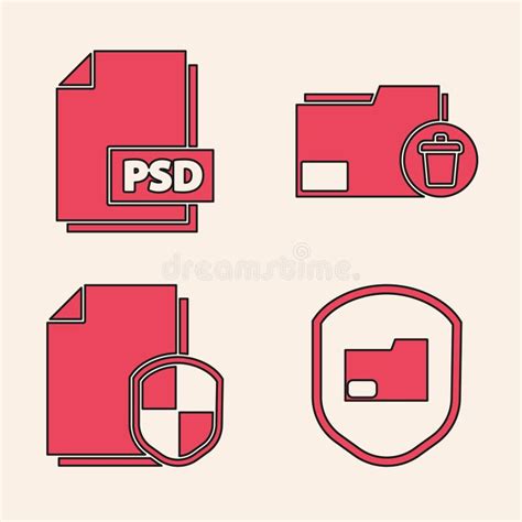 set document folder protection psd file document delete folder and