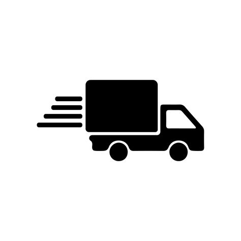 Delivery Icon Vector Element Free Shipping Cargo Box Element