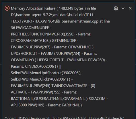 Erro Debug · Issue 491 · Totvsadvpl Vscode · Github