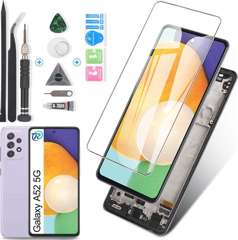 RongZy Schermo LCD Per Samsung Galaxy A52 5G A526F Display Touch Screen