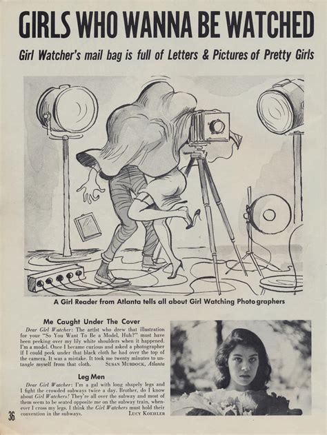 Girl Watcher 2 A 1959 Magazine That Gives Creepy Tips To Men On How