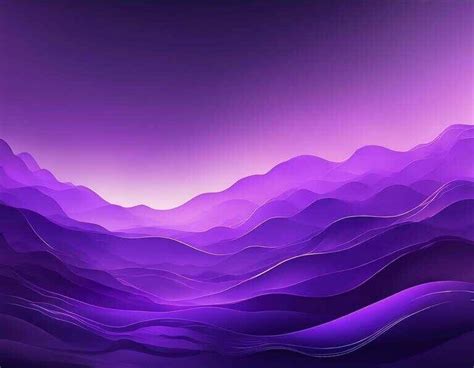 Download Purple Abstract Art Background With Waves And Mountains
