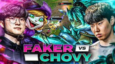 FAKER Finds CHOVY In KOREAN SOLOQ WORLDS PREVIEW YouTube