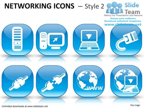 concept networking icons 2 instrument power point slides and ppt