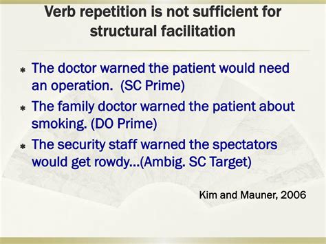 PPT Syntactic Priming In Sentence Comprehension PowerPoint Presentation ID