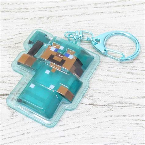 【楽天市場】マインクラフト キーリング ぷっくりったいキーホルダー スティーブ Minecraft ケイカンパニー プレゼント キャラクター