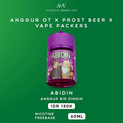 Jual Abidin Anggur Bir Dingin 60ml By Orang Tua Ot X Prost Lf Shopee Indonesia