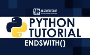 Python String Endswith Method With Examples