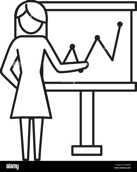 Frau Piktogramm Cartoon Stock Vektorgrafik Alamy