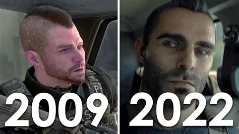 Soaps Evolution Voicemodelscene Comparison Call Of Duty Modern Warfare 2 2009 Vs 2022