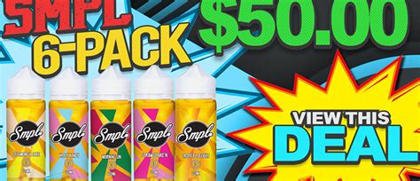 Smpl Juice 6 Pack Bundle 720ml 50 Guide To Vaping