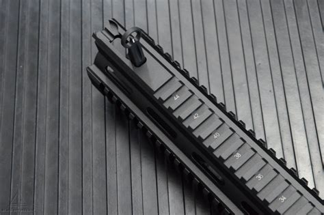 Hk 417 Style Long Quad Rail Foregrip Handguard N S Gas Block Window