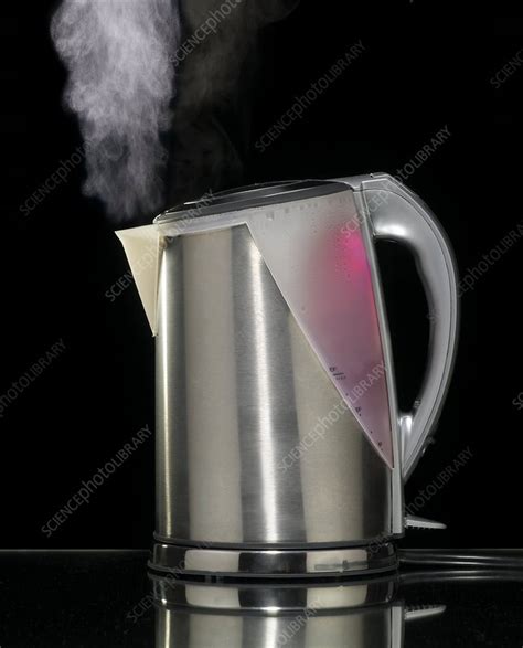 Electric Kettle Boiling Stock Image C001 1249 Science Photo Library