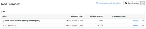 local snapshots thinkagile cp lenovo docs