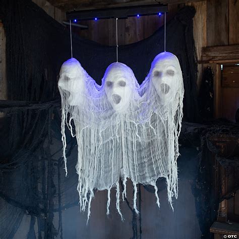 Floating Ghost Head Trio Halloween Express