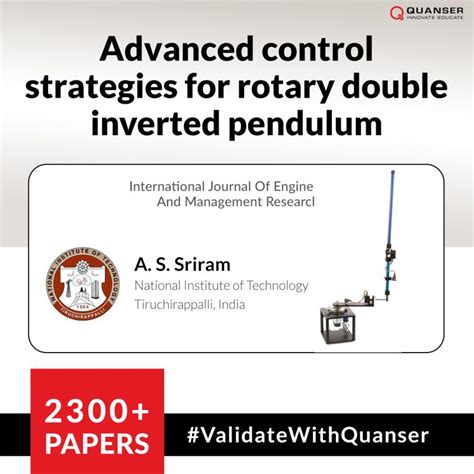 Quanser On Linkedin Validatewithquanser Matlab Quanser Pendulum Pid Servomotor…