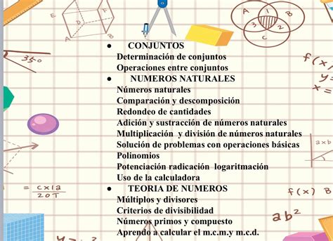 Trini Clases 5a Eje Temático De Matemática Periodo Primer Periodo
