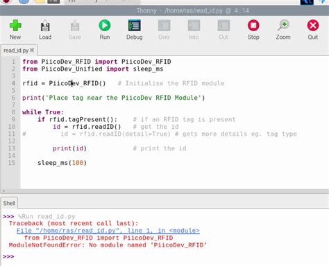 Rfid Programming Giving Error Support Core Electronics Forum