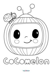 Coloriages Cocomelon Coloriages Gratuits à Imprimer