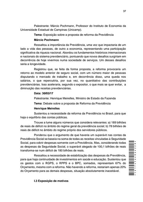 Parecer Da Reforma Da Previdência The Intercept