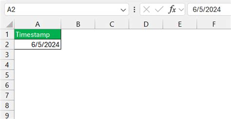 Excel Date And Time Insertion Guide Step By Step Quick Timestamp