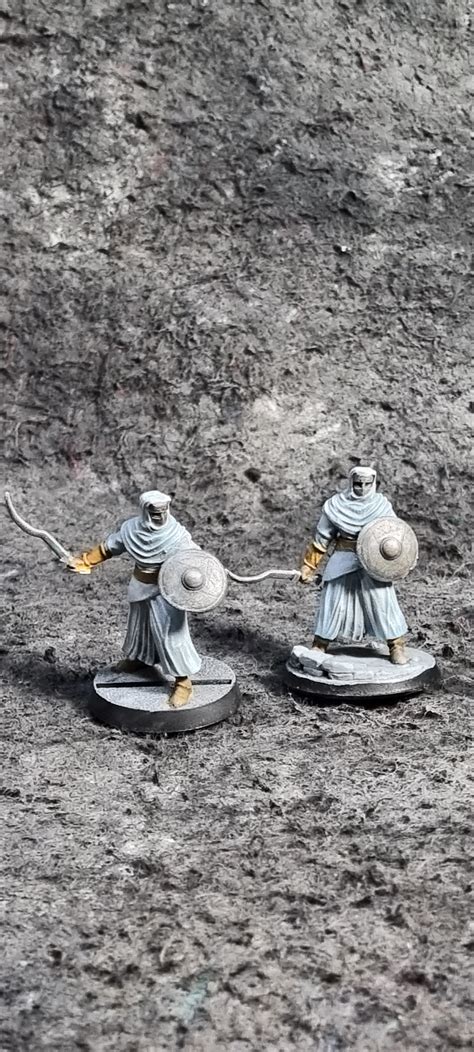 3d Printable Nights Cult Soldier With Sword And Shield Pose 2