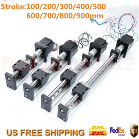 Manual Linear Rail Guide Slide Stage Actuator Ball Screw Motion Table