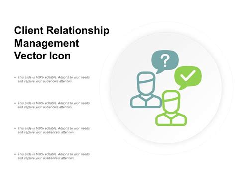 Client Relationship Management Vector Icon Ppt Powerpoint Presentation