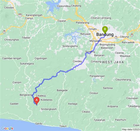 Panduan Mudah Jarak Dan Waktu Tempuh Dari Kab Cianjur Ke Kota Bandung Navi Id