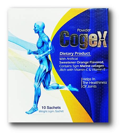 Cogex Powder Marine Collagen Dietary Supplement 6 Gm X 10 Sachets