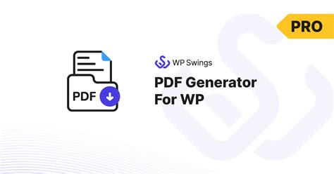 Pdf Generator For Wordpress Pro Wp Swings