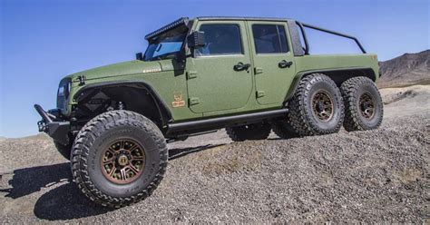 This Road Devouring Jeep Wrangler X Is Powered By A Massive Corvette V Maxim