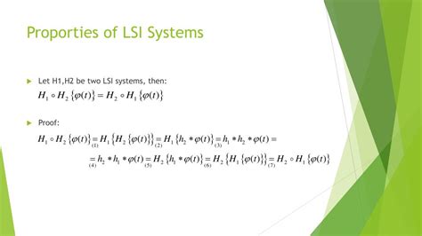 PPT Signals Through Linear Shift Invariant Systems PowerPoint