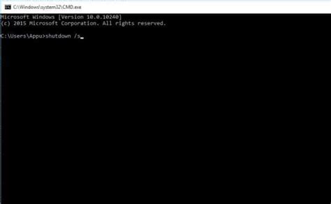 How To Shut Down Windows Using Command Prompt