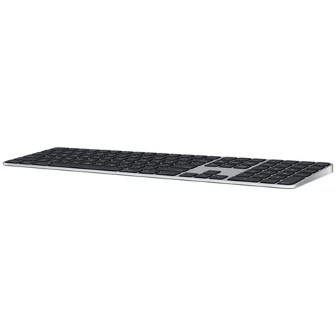 Apple Magic Keyboard Mit Touch Id Und Ziffernblock Tastatur Silber