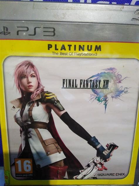 Ps3 Game Final Fantasy XIII Video Gaming Video Games PlayStation On