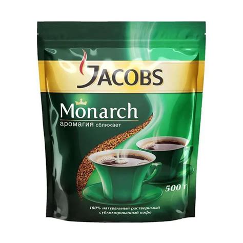Кофе растворимый Jacobs Monarch сублимированный, 500 г|Instant Coffee ...