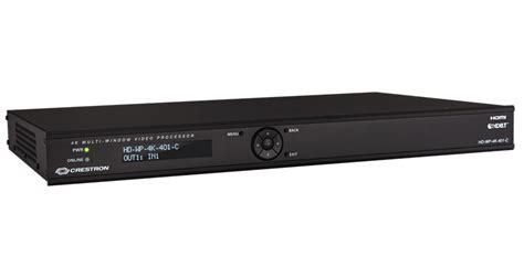 Crestron Adds Multi Window Video Processor To Dm Room Solutions Rave