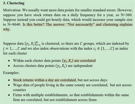 clustering errors by firm whentostart medium