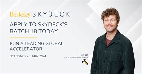 Berkeley Skydeck On Linkedin Apply