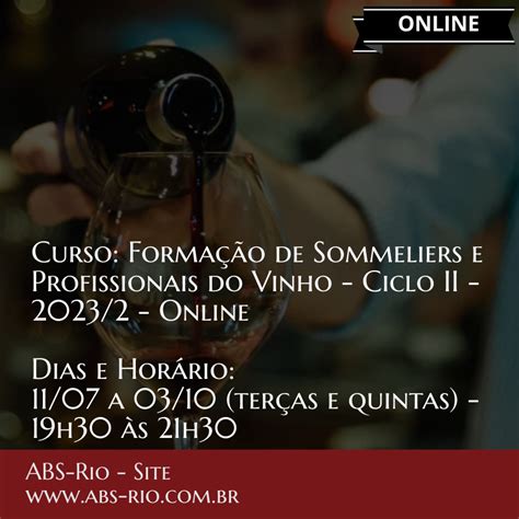 Formação de Sommeliers e Profissionais do Vinho Ciclo II 2023 2