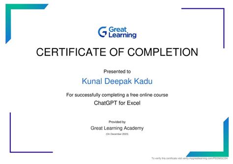 Kunal Kadu On Linkedin Excelautomation Chatgpt Continuouslearning