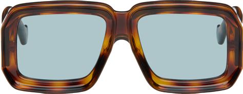 Loewe Brown Paulas Ibiza Dive In Mask Sunglasses Ssense