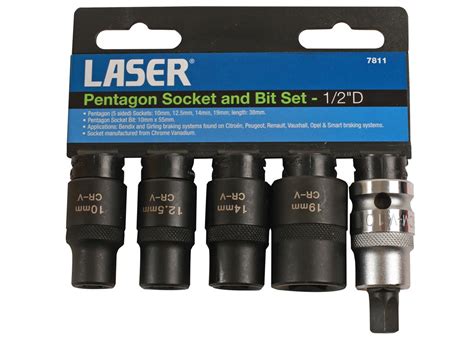 Pentagon Socket Set For Braking Systems