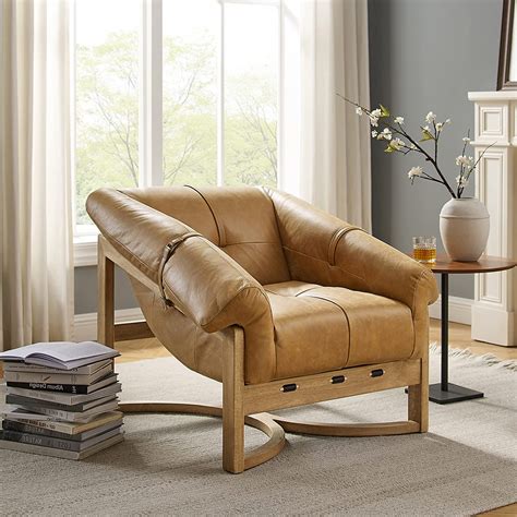 Leather Living Room Accent Chairs