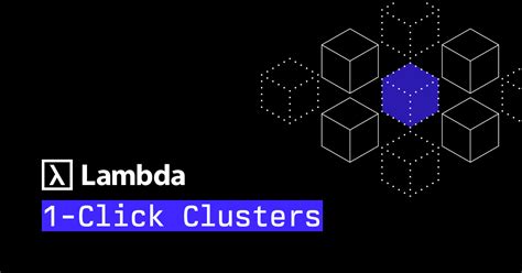 lambda gpu cloud 1 click clusters
