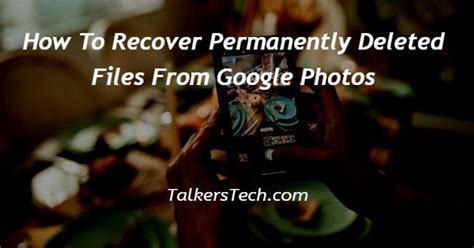 How To Recover Permanently Deleted Files Using Command Prompt In