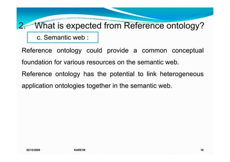 Reference Ontology Presentation Pptx Databases Computer Software And Applications Reference Ontology Presentation Pptx Databases Computer Software And Applications