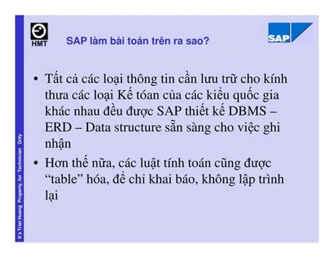 Sap Fico Overview Technical Viewpoint Vietnamese Ppt