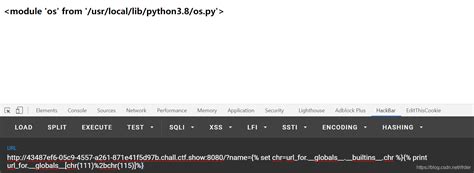 Ctfshow Web入门 Ssti Csdn博客